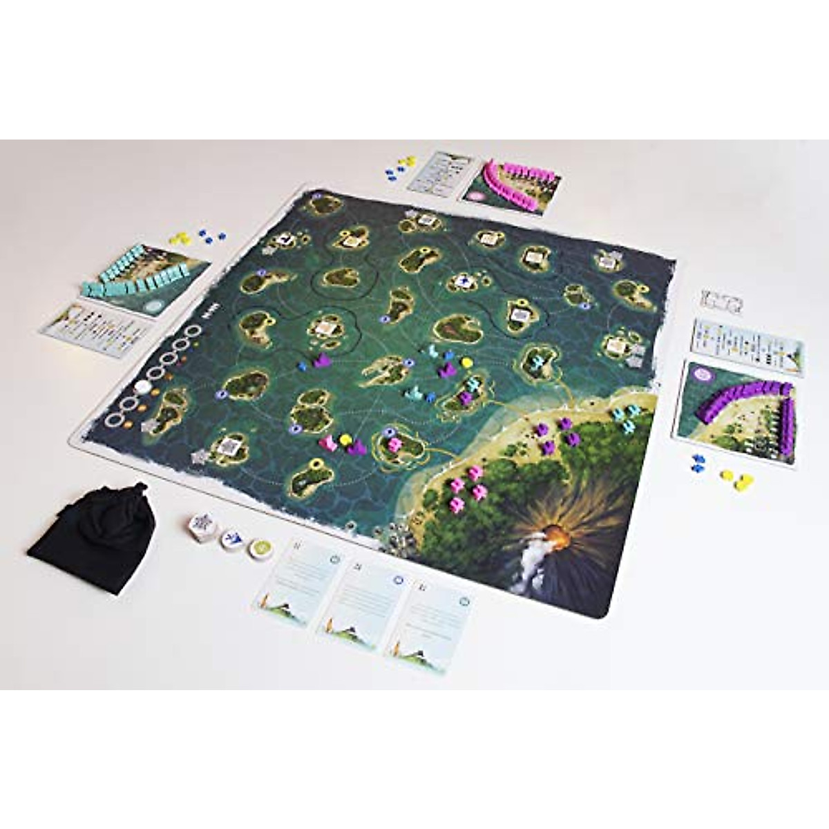 Ludonova Polynesia Board Game | Strategy Board Game | Adventure Game | Interactive Game for Teens and Adults | Ages 14 and up | 2 to 4 Players | Average Playtime 75 Minutes | Made by Ludonova