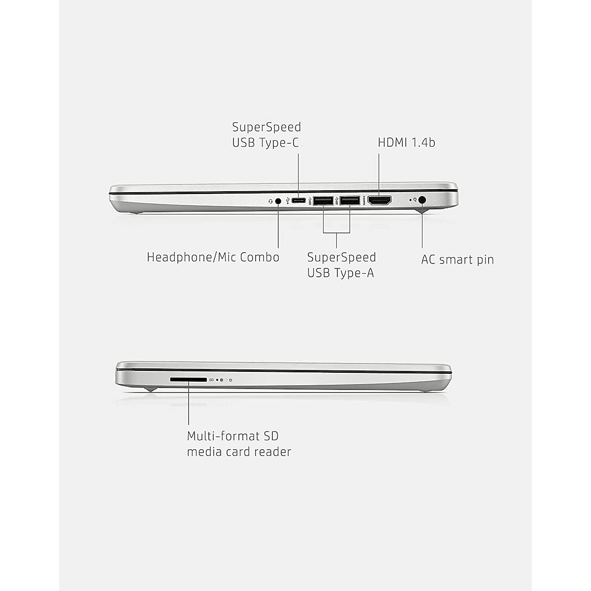 HP 14" FHD Business Laptop Computer [Windows 11 Pro] , 6-core AMD Ryzen 5 5500U (Up to 4.0 Ghz), 16GB RAM, 512GB PCIe SSD, Thin & Portable, Long Battery Life, Wi-Fi 6, Bluetooth 5.2, HDMI, USB, w/Hub