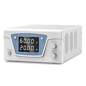 1PCS Desktop DC Power Supply 60V 20A Regulated Power Output 4-Digit LED Display Digitally Adjustable OCP Short Circuit Warning(KPS1530D,220V)