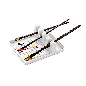 HuSiuSiu BEST Paint brush holder for large paint brush rest with 5 slots suitable for watercolor,oil,acrylic painting party