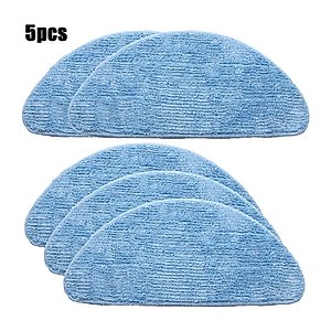 5 Pack， Mopping Cloths， Mop Cloth 。Compatible for Mamibot Exvac680s 。Robot Vacuum Cleaner Parts， Sweeper Cleaning Pads Replacement