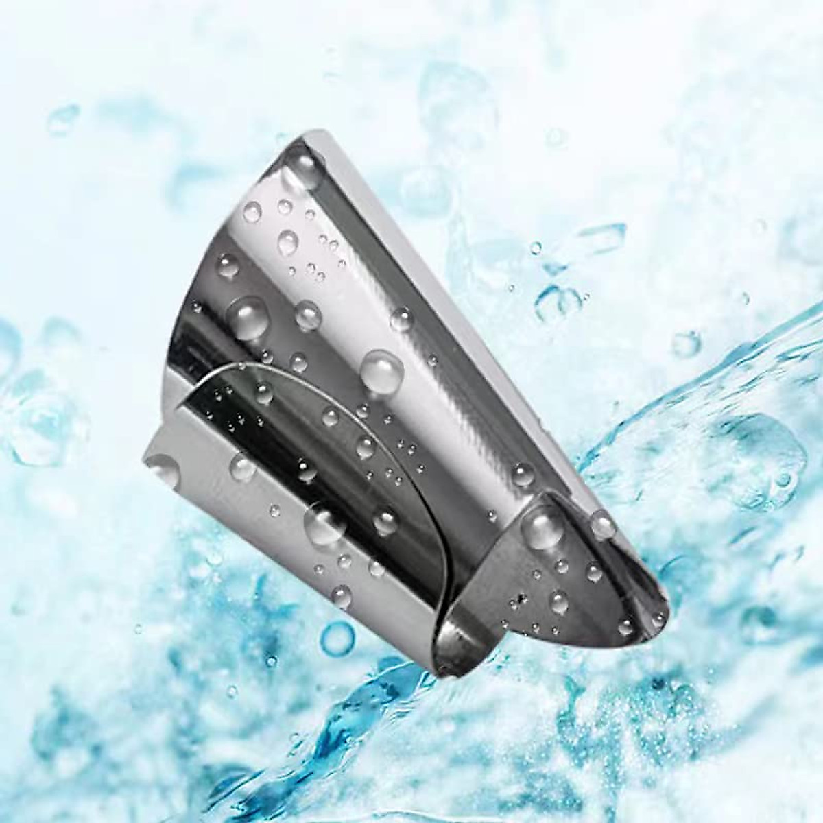 AIMPGSTL 10PCS Finger Guard for Cutting Vegetables, Stainless Steel Finger Protector, Thumb Guard Peelers for Onion Holder Slicer Kitchen Tool Avoid Hurting When Slicing and Chopping