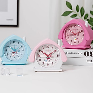 Alarm Clocks Cute Loud Alarm Clock, Kids Alarm Clocks for Bedroom with Silent Non-Ticking and Night Light, Alarm Clock for Kids Teens Girls Bedside Clock (Color : 1)