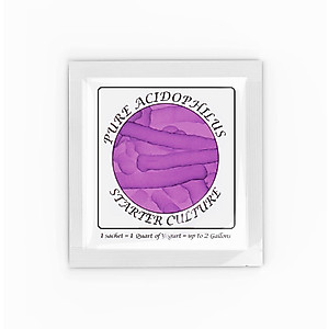 Yogurt Starter Cultures - Pack of 12 Freeze-dried Culture Sachets for Pure Acidophilus Yogurt(12)