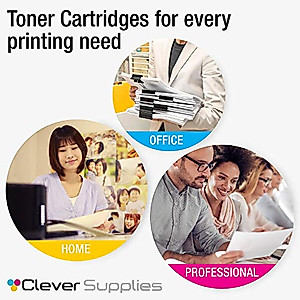 Clever Supplies CS Compatible Toner Cartridge Replacement for Ricoh C430DN 821108 Cyan Color Laser Aficio SP C430DN Aficio SP C431DN Aficio SP C431DN-HS Aficio SP C431DNHT Cyan