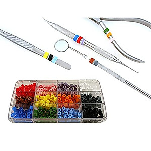 Kit of 240pcs Silicone Color Bands for Instruments Identification Autoclavable 450°F | Medixplus