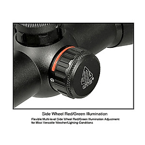 UTG 4X32 1" Crossbow Scope, Pro 5-Step RGB Reticle, QD Rings