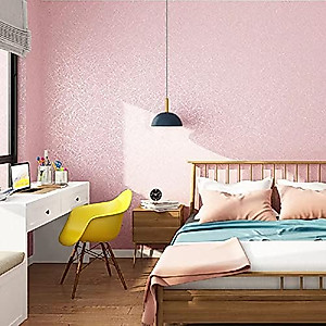 MOENMOAI Pink Wallpaper 11.8" X 78.7"Self Adhesive Peel and Stick Removable Home Decorative Vinyl Film for Home Decoration Worktops Furniture Stickers Contact Paper Removable Kitchen Wallpaper
