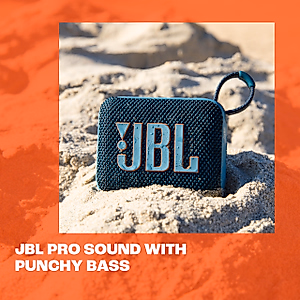 JBL JBLGO4BLUAM-Z Go 4 Portable Bluetooth Speaker, Blue - Certified Refurbished