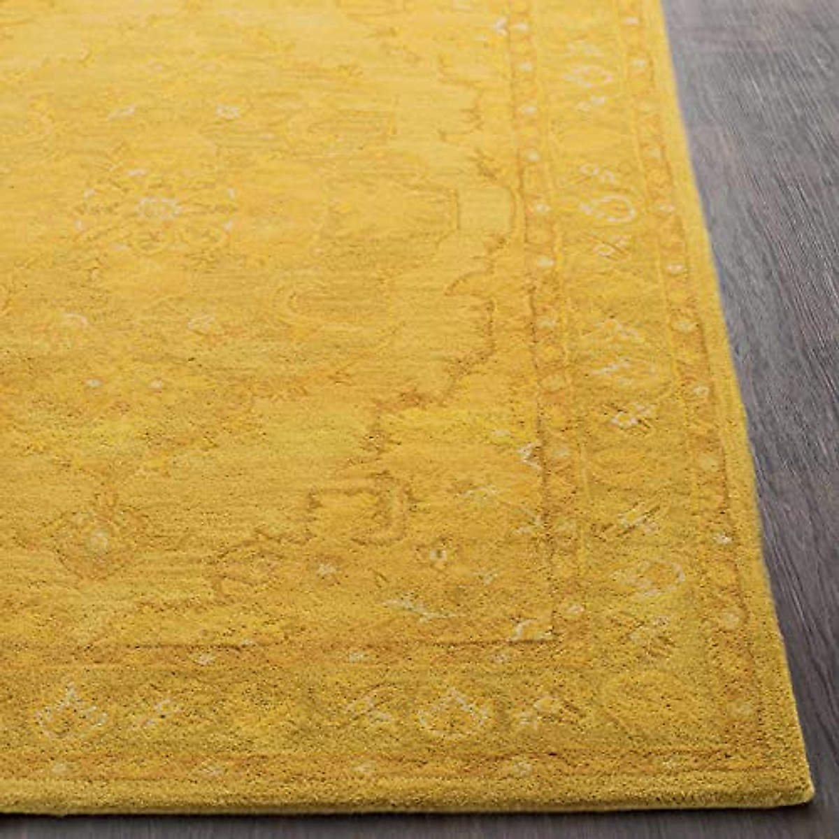Hauteloom Kapowsin Wool Living Room, Bedroom Area Rug - Updated Traditional - Brown, Red - 6' x 9'