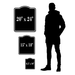 Fuji Apples BLACK Aluminum Composite Sign, 8.5"x10"