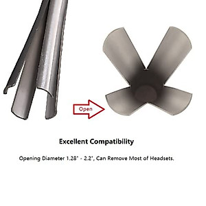 WIROJ Bicycle Headset Cup Removal Tool, Bike Head Parts Remover, Mountain Bike Stainless Steel Bowl Disassembly Repair Tool for 1-1/8, 1-1/4 and 1-1/2 inch