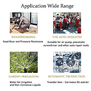 Quickun Pneumatic Tubing 4mm x 2.5mm PU Polyurethane Tube Air Hose Line for Air Compressor Fitting or Fluid Transfer (Clear 32.8ft/10Meters)