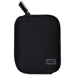 Western Digital WDBABK0000NBK-WRSN Soft Side Portable Hard Drive Case
