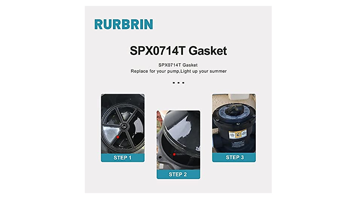 RURBRIN SPX0714T Spider Gasket & SPX0714L Cover O-Ring for Hayward Vari ...