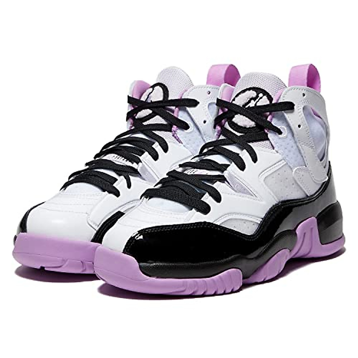 Jordan Boy's Jumpman Two Trey (Big Kid) White/Black/Barely Grape/Rush Fuchsia 6 Big Kid M