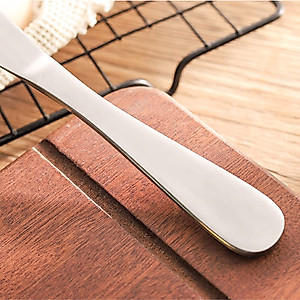 HANSWARE Butter Knife,Butter Cutter Slicer Stainless Steel Butter Knife Spreader,3 In 1 Multi Function Cheese Knife Easy Spread Butter Curler Knife For Cold Butter,Peanut. (2 PCS)