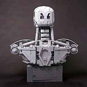 MOC Small Particle Building Block Set MOC-20570 T-800 Skeleton Bust, Creative Educational Building Bricks Kits Toy Model Compatible with L-e-g-o(3082PCS with PF)