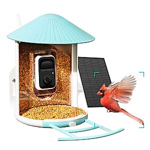 NETVUE Birdfy Lite - Smart Bird Feeder with Camera, Bird Watching Camera, Auto Capture Bird Videos & Motion Detection, Wireless Camera Ideal Gift for Bird Lover