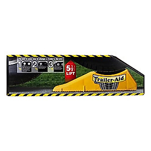 Trailer Aid 21002 Plus | Features a 5.5-Inch Lift & Crafted of Heavy-Duty Lightweight Polymer | Great for RVs, Campers, Travel Trailers, and More