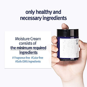 Pyunkang Yul Moisture Cream - Korean Skin Care Face Cream - Facial Moisturizer for dry and combination skin types - Natural Ingredients Shea Butter, jojoba seed oil deeply moisturize Skin - 3.4 Fl oz