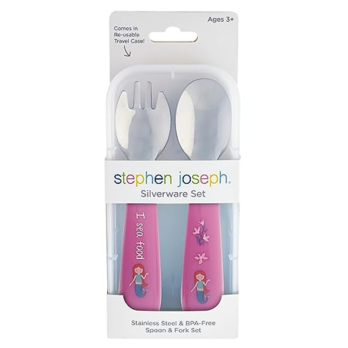 Stephen Joseph Spoon and Fork Sets - MERMAID, os (SJ1211)