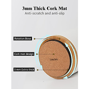 LoeJan 3 Compartment Utensil Holder, 7.2" Extra Large Utensil Crock, Stable Ceramic Utensil Organizer, Cooking Tool Organizer Set for Kitchen Counter Farmhouse Decor