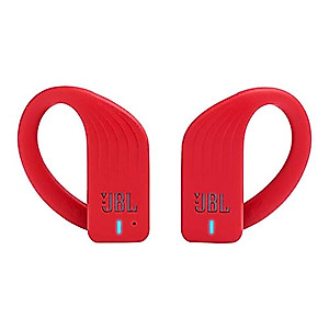 JBL Endurance PEAK - Waterproof True Wireless In-Ear Sport Headphones - Red (Renewed)