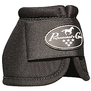 Professional's Choice ★ Ballistic NO Turn Overreach Bell Boots All Colors & Sizes (Black, Medium)