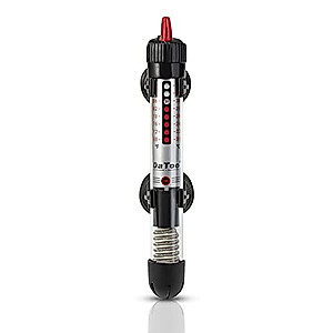 DaToo 50 Watt Aquarium Heater Submersible Adjustable Temperature Fish Tank Heater 50W