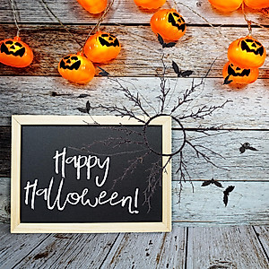 AuldHome Design Halloween Bat Candle Wreaths (2-Pack); Spooky Flying Bat Candle Rings Fall and Party Decor