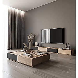 Stackable Storage Drawers, Dressers & Chests of Drawers, Dresser of Closet, Small Dressers for Bedroom, Nightstand, Bedside Tables (Nordic Walnut)