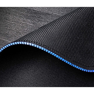 ROCCAT Sense AIMO XXL Ultra-Wide PC Gaming Mousepad, RGB Illumination, High Precision, Non Slip Back, Extended Keyboard Desktop Mouse Pad with Stitched Edges, Smooth, Black