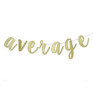 Nacho Average Bride Banner for Bridal Shower Mexico Bachelorette Theme Final Fiesta Cinco de Mayo Party Decorations Pre-strung Garland (Gold Glitter)