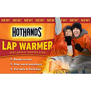 HotHands Lap Warmer, Largest Warmer 16" X 10" - Up to 8 Hours of Long Lasting Heat - 1 Lap Warmer,Tan