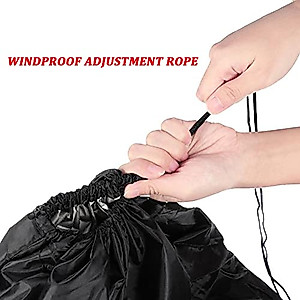 Klzzuk Square Hot Tub Cover Weather Resistant UV-Anti Outdoor SPA Cover Swimming Pool Protector Dust Cover for Hot Tub Garden Furniture (220 * 220 * 90cm,Beige)