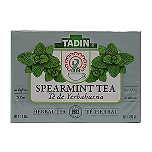 Tadin Spearmint Tea 24 Bags - Te De Yerbabuena