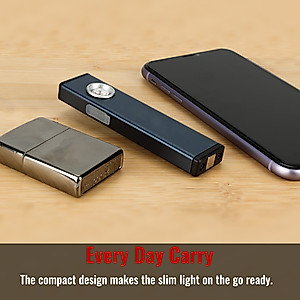 lexall Rechargeable Work Light, 600 Lumens Portable LED Flashlight, Magnetic COB Flat Task Light with Pocket Clip, 3 Modes, Pocket Pen Inspection Light for Repairing, Camping, Hiking, Emergency（2pcs）