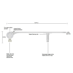Bidet Attachment with Nozzle Angle Adjuster