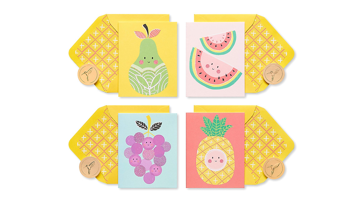 Papyrus Blank Fruit Cards with Envelopes - 20 Count