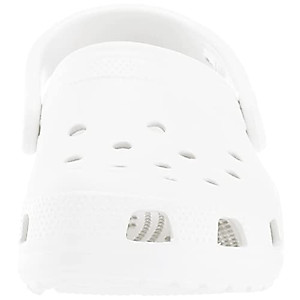 Crocs Unisex-Adult Classic Clogs (Best Sellers), White, 11 Men/13 Women