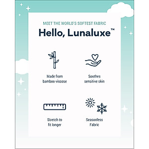 Little Sleepies Newborn Swaddle + Headband Set, Viscose from Bamboo Baby Wrap, Sunshine