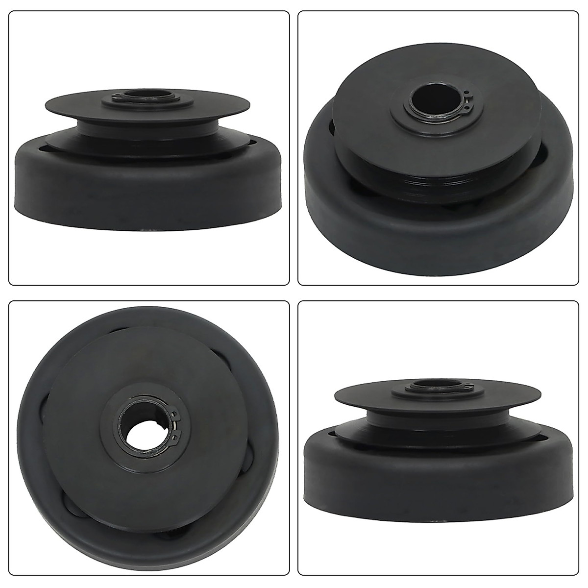 GXYWADY 200182 Go Kart Parts Centrifugal Clutch 3/4 Bore 3/16 Key Way Belt Drive Replacement for Go Karts Mini Bikes