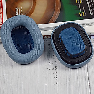 Aiivioll Ear Cushions for Airpods Max Headphones Replacement Ear Cushion Covers Made of Mesh Fabric and Memory Foam (Blue)
