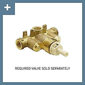 Moen ExactTemp 3/4-Inch IPS Rough-In Thermostatic Shower Valve with Check Stops, S3371