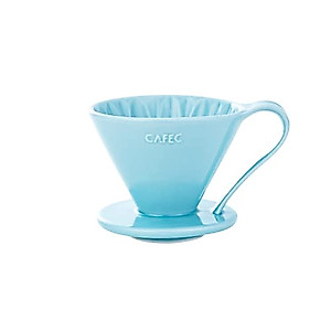 三洋産業 Sanyo Sangyo CAFEC CFD-4BL Flower Dripper, Cup4, Blue