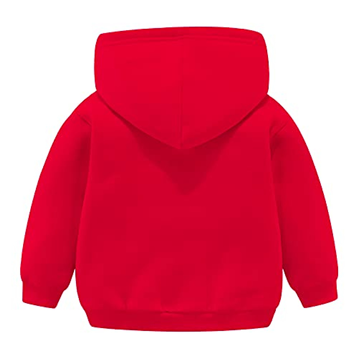 Baby Boys Girls French Terry Crewneck Sweatshirt Print Crewneck Retro Pullover Dress Shirt Sweater Baby Fleece Red