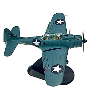 1/72 Scale WWII Midway SBD Dauntless Dive Bomber Plane Diecast Metal Aircraft Model Gift Ornament Collection