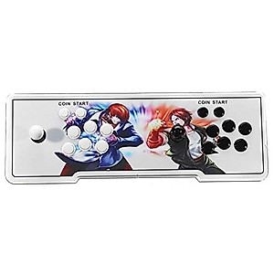 LUULYGO 846-in-1 Home TV Multiplayer Arcade Game Console Kit, Double Joystick Children's Game Console with Pause Function Sensitive Control