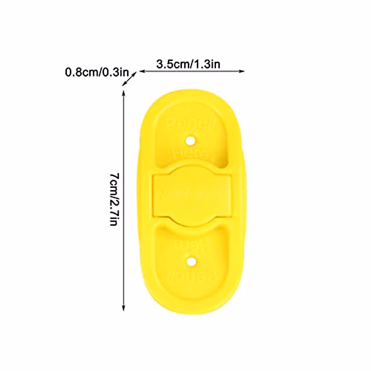 2Pcs Magnetic Stud Finder Wall Scanner with 2 Mark Holes, Mini Magnet Stud Finder Tool, No Batteries Needed
